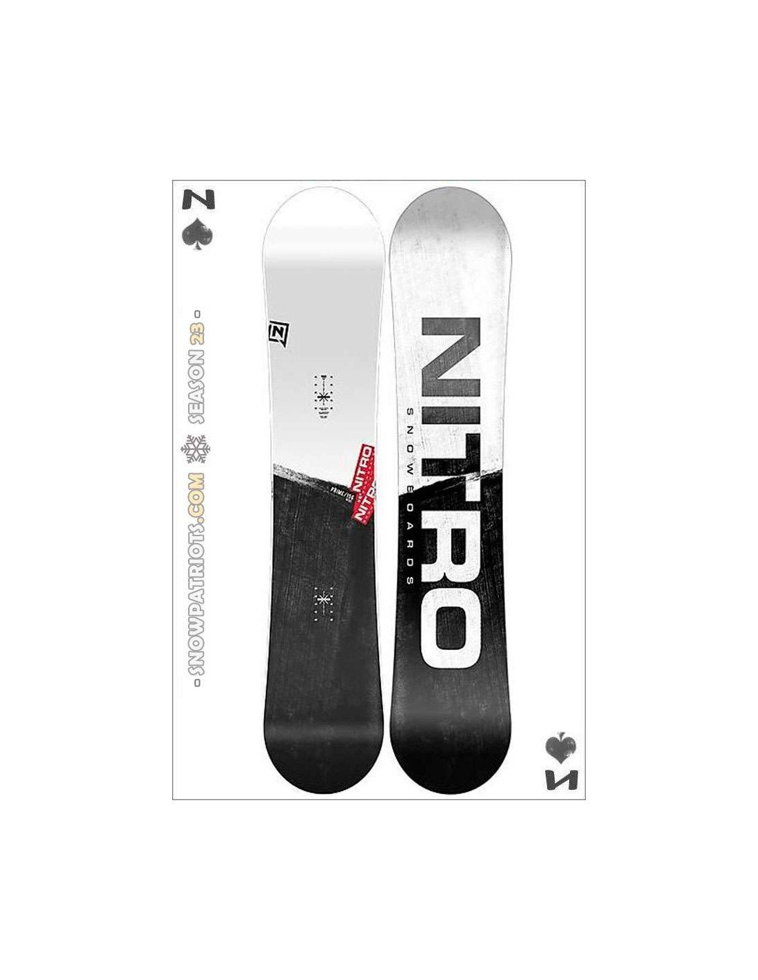 Nitro Prime 2023 Raw | Tablas Snow Principiantes 2022/23